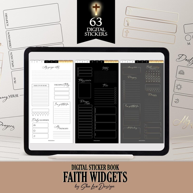 Faith Planner Insert - Etsy