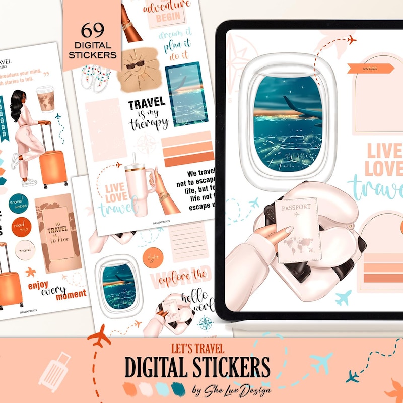 Travel Stickers - Etsy