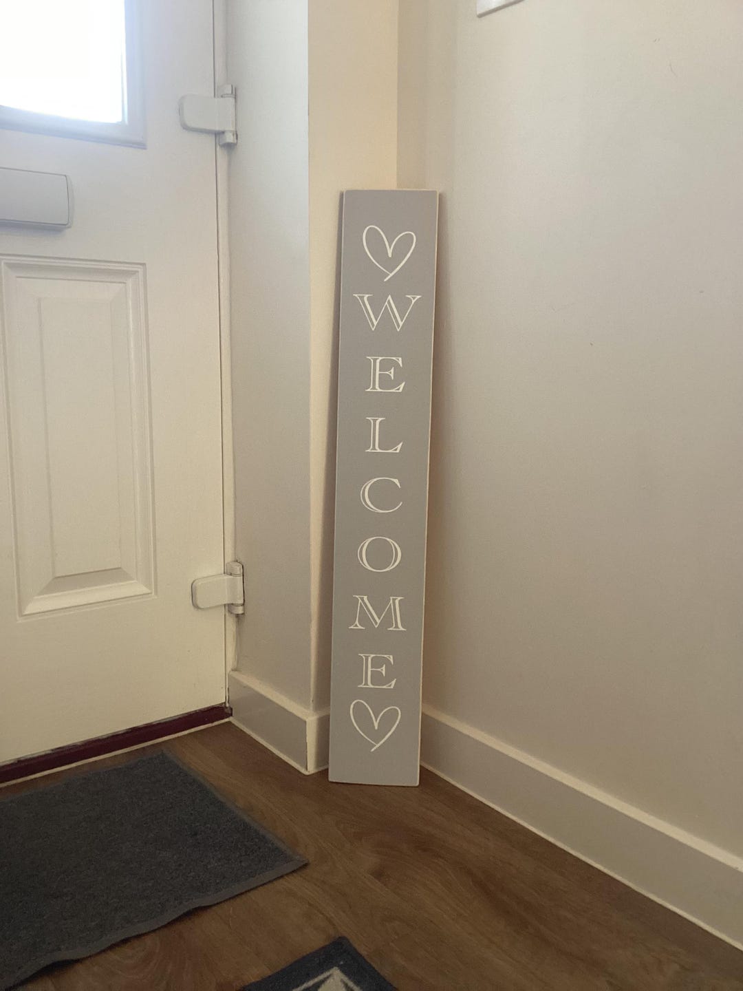 Rustic Welcome Sign, Farmhouse Painted Wood, Entryway Decor - Etsy