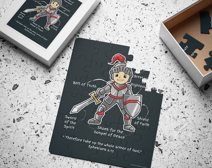 Full Armor of God, Ephesians 6, Christian Puzzle, Spiritual Puzzle ...