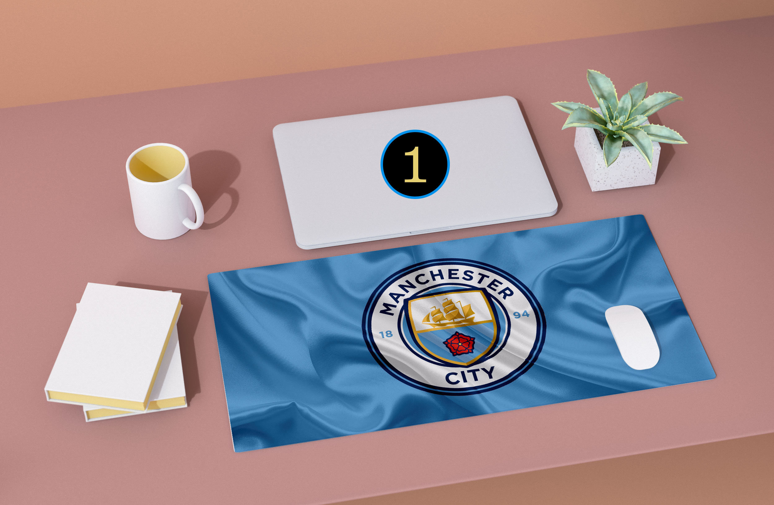 Manchester City Desk Mat Extend Gaming Mouse Pad Large Mousepad with ...
