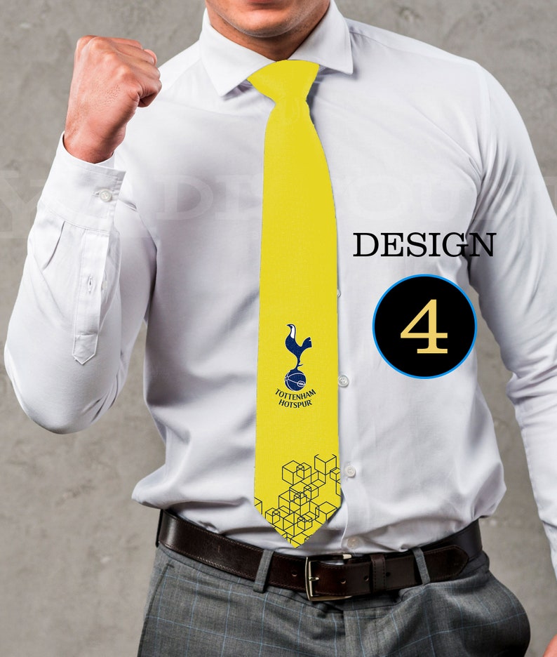 Tottenham Hotspur FC Necktie, Spurs Fan Tie, the Lilywhites Gifts ...