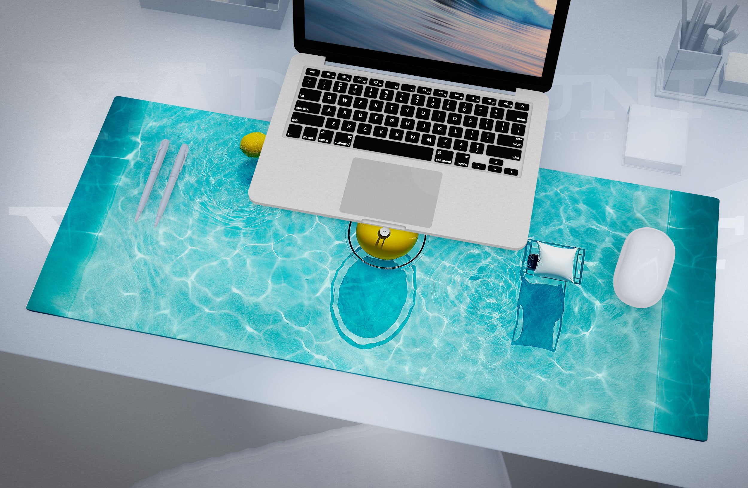 Swimming Pool Desk Mat Extend Gaming Mouse Pad Large Mousepad With ...