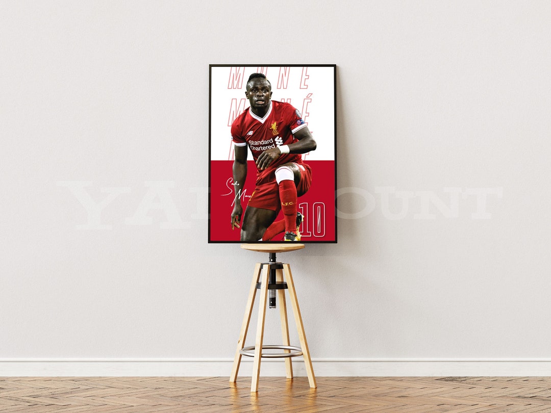 Liverpool FC Sadio Mané Poster Instant Digital Download Perfect Gift ...