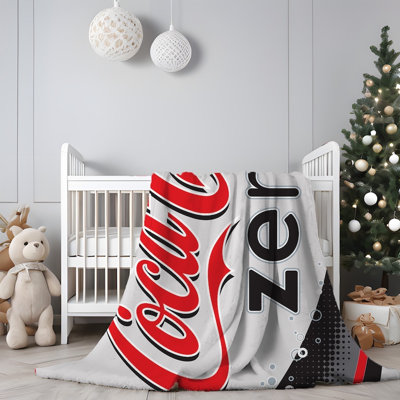 Coca-cola Zero Bedspread Throw, No Sugar Coke Blanket, Black Coke Sofa ...