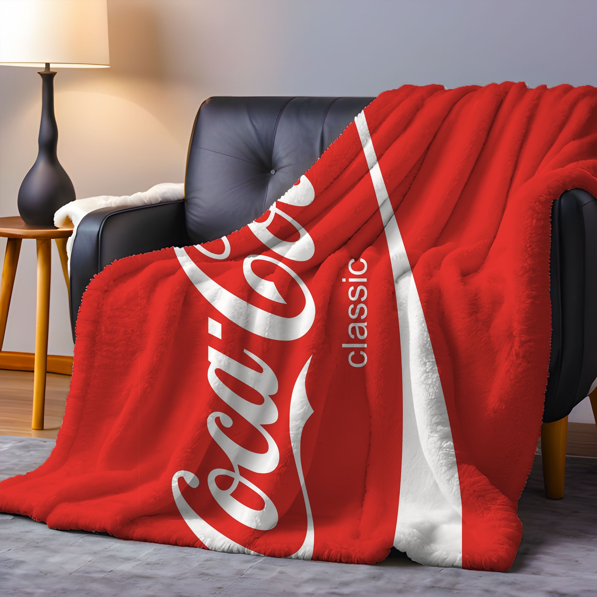 Coca-cola Bedspread Throw, Large Fanta Orange Blanket, Fanta Smoothie ...
