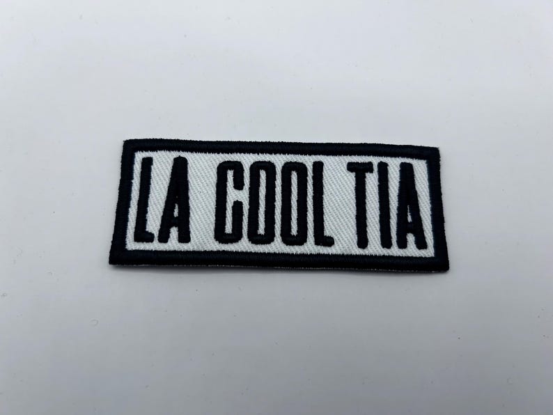 La Cool Tia Embroidered Patch - Iron on Applique - Etsy