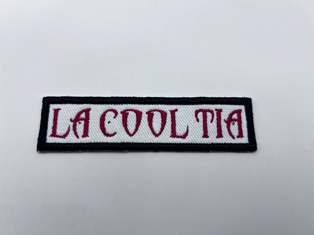 La Cool Tia Embroidered Patch - Iron on Applique - Etsy