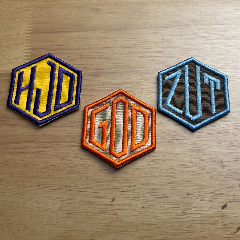 Hexagon Monogram - Etsy