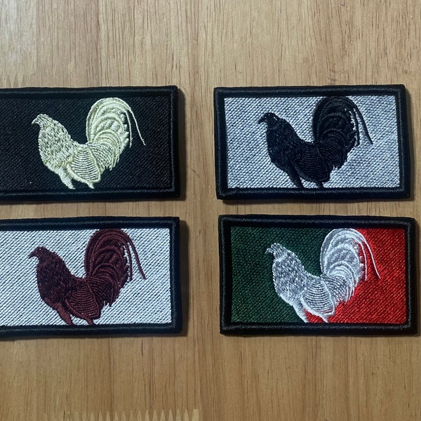 Embroidered Rooster - Etsy