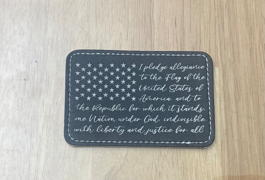 Pledge of Allegiance Patch - Etsy