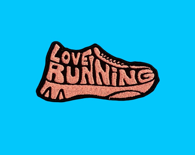Love Running Patch - Etsy