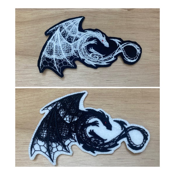 Embroidered Dragon - Etsy