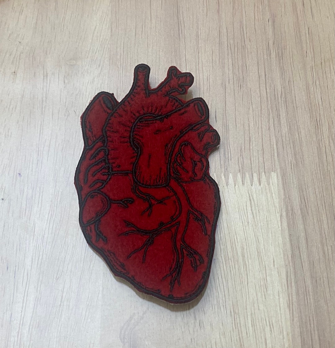 Anatomical Heart Patch - Etsy
