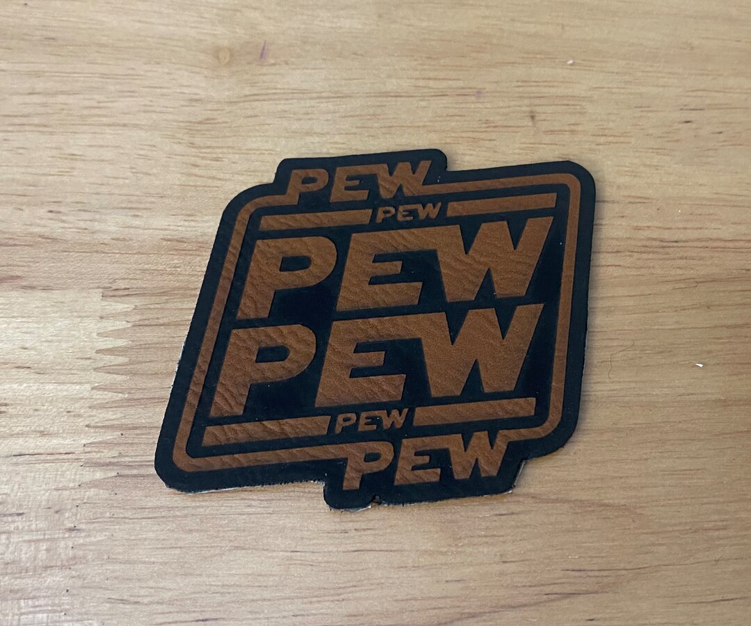 Pew Pew Pew Patch - Etsy