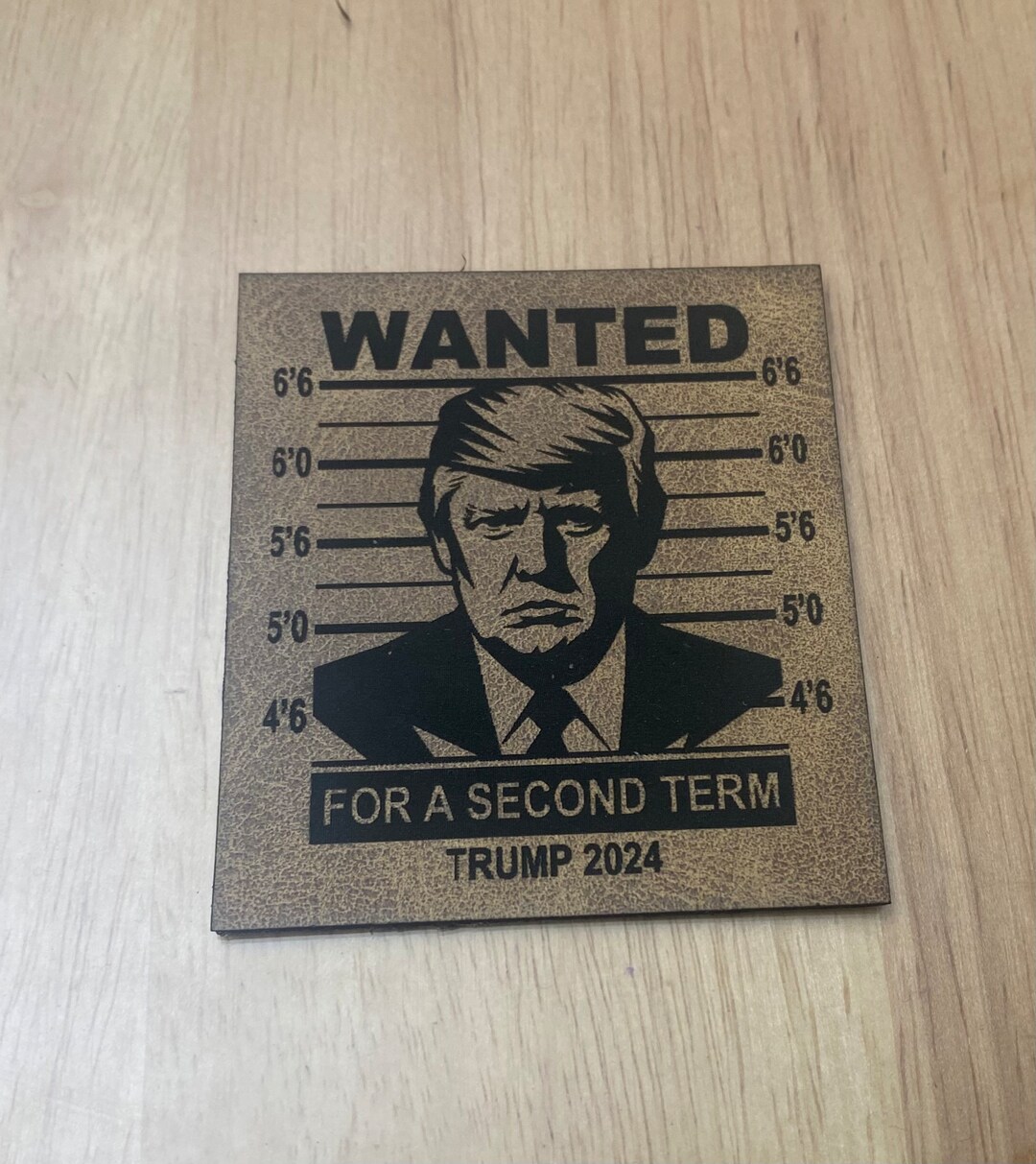 Trump 2024 Faux Leather Patch - Etsy