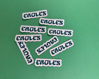 Sequin Philadelphia Eagles Chenille Patch, Eagles Patch, Football, Game ...
