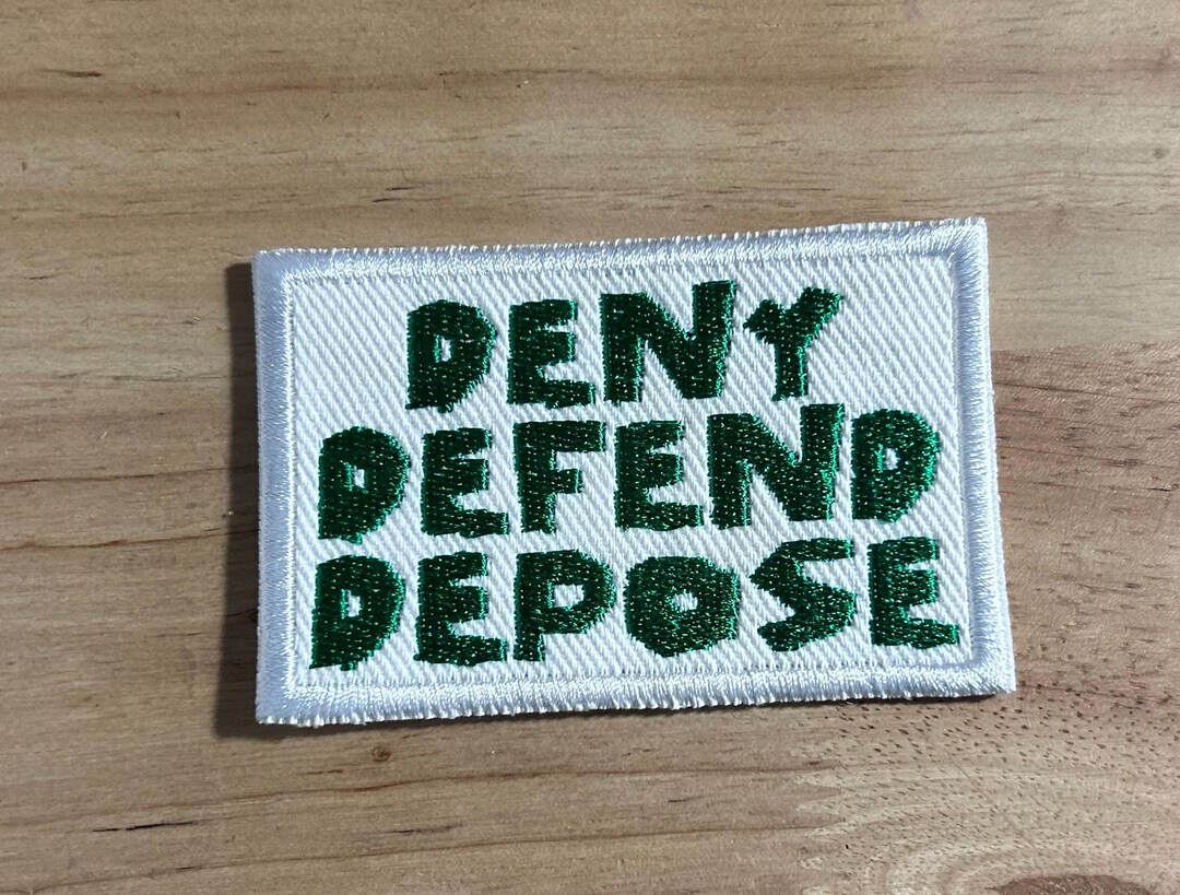 Deny Defend Depose Patch - Etsy