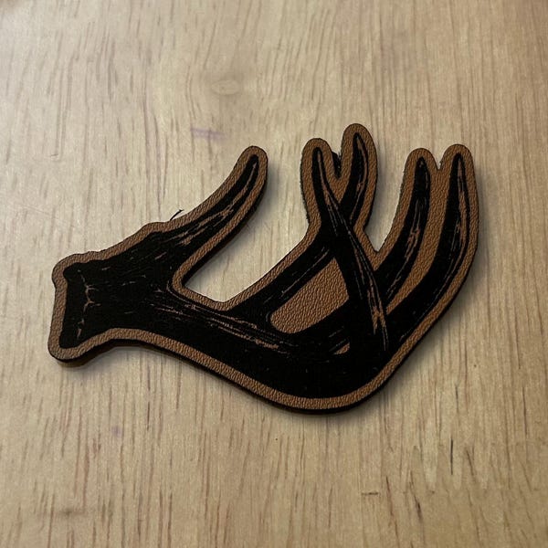 Deer Antler Applique - Etsy