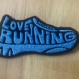 Love Running Patch - Etsy