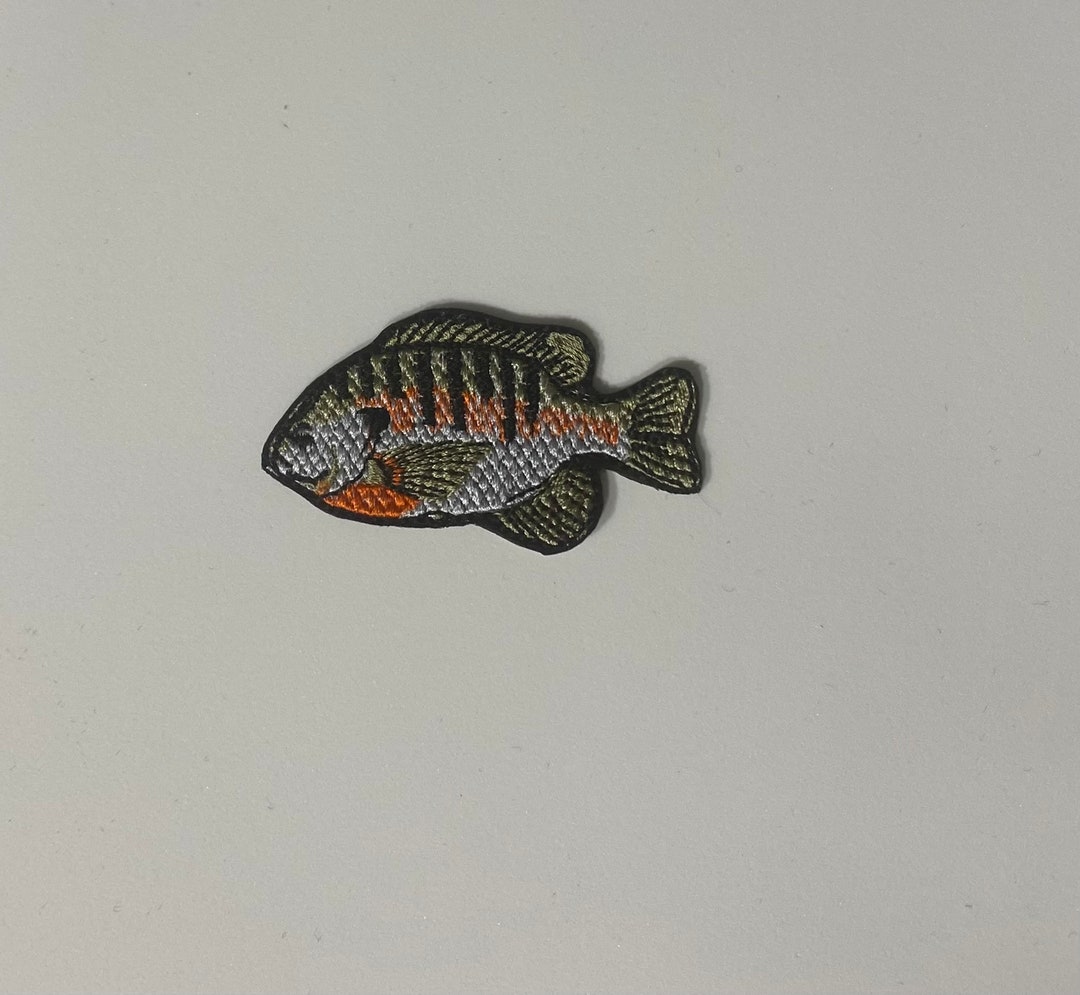 Bluegill Iron on Patch/ Fish Patch/ Fishing Patch - Etsy