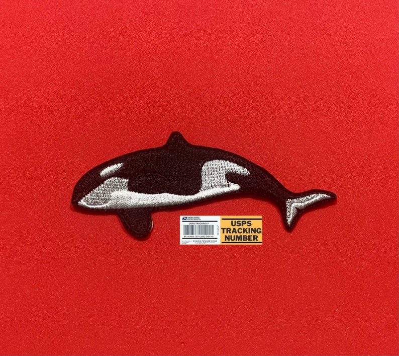 Orca Whale Iron-on Patch - Etsy