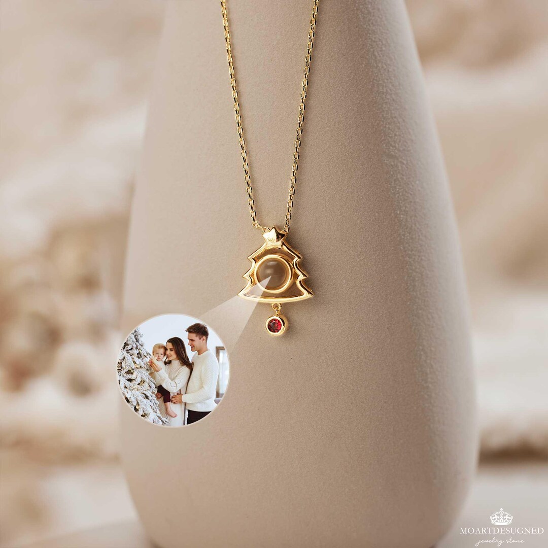 Custom Photo Projection Necklace, Memories Necklace, Picture Necklace ...