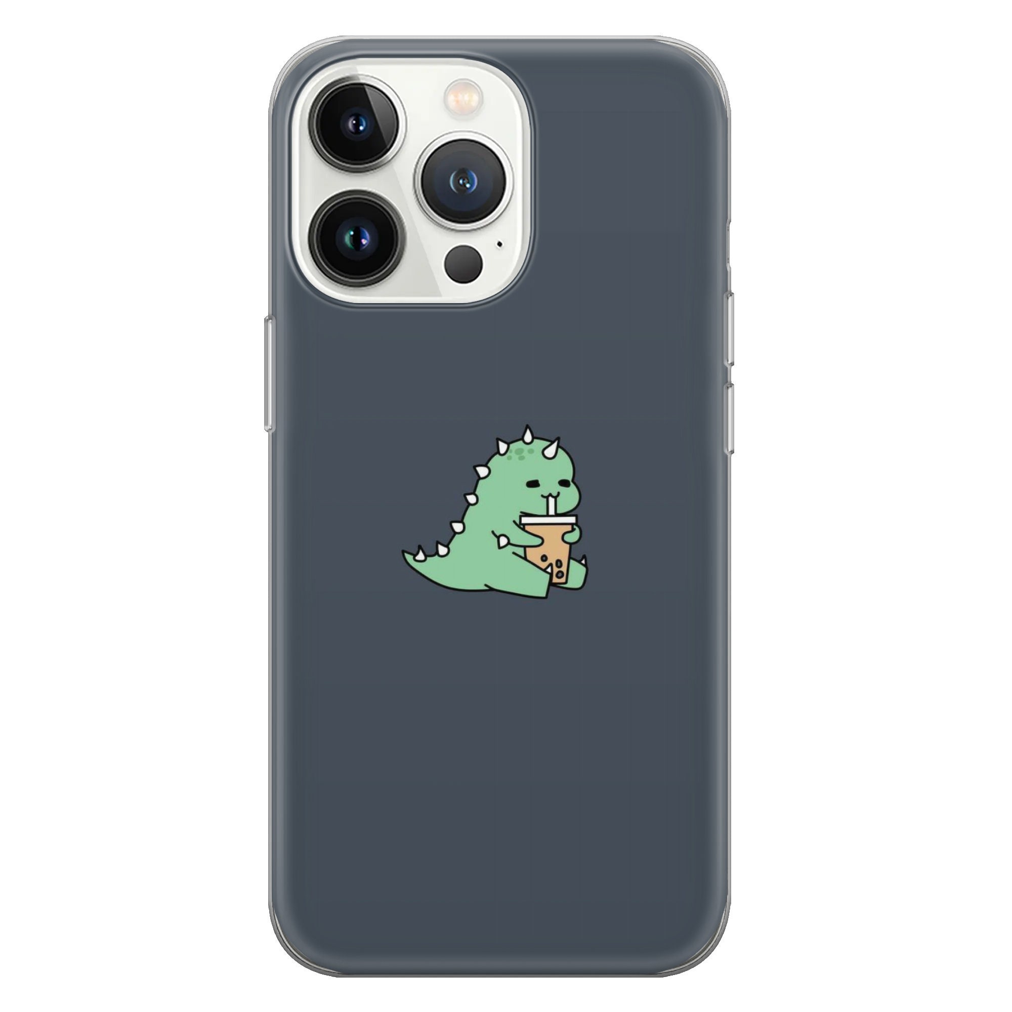 Cute Dinosaur Phone Case Aesthetic Cover Fit for iPhone 14 Pro, 13, 12 ...