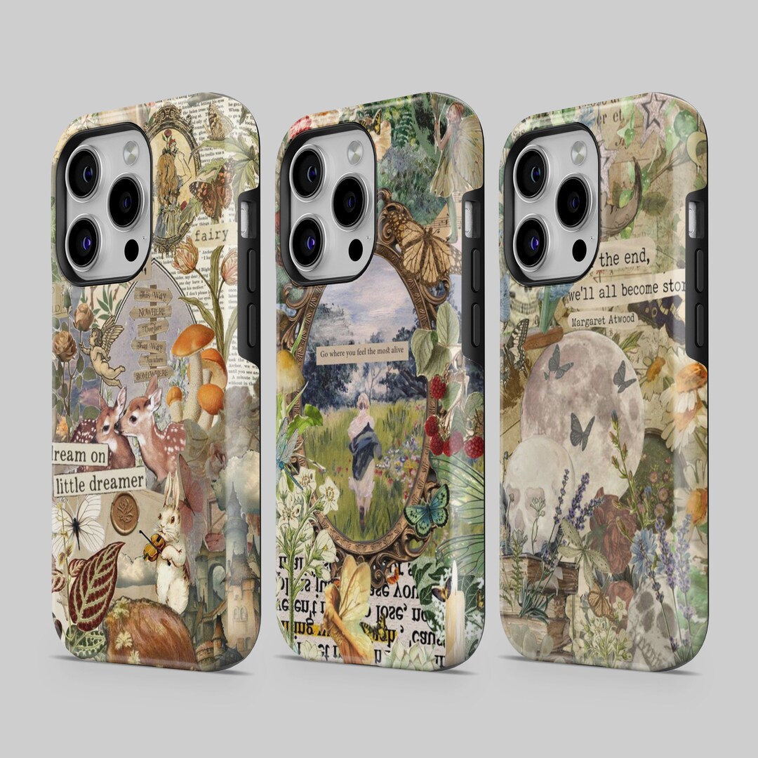 Cottagecore Aesthetic Phone Case TOUGH Cover Fit for iPhone 15 Pro Max ...