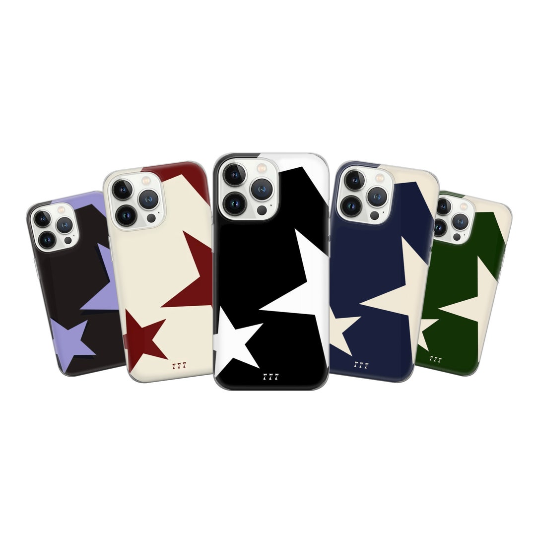 Shinny Y2K Phone Case Star Cover Fit for iPhone 15 Pro Max, 14 Plus, 13 ...
