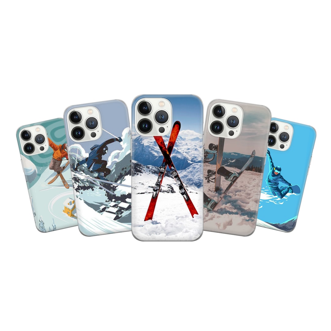 Ski in Alps Phone Case Sports Cover Fit for iPhone 15 Pro Max, 14 Plus ...