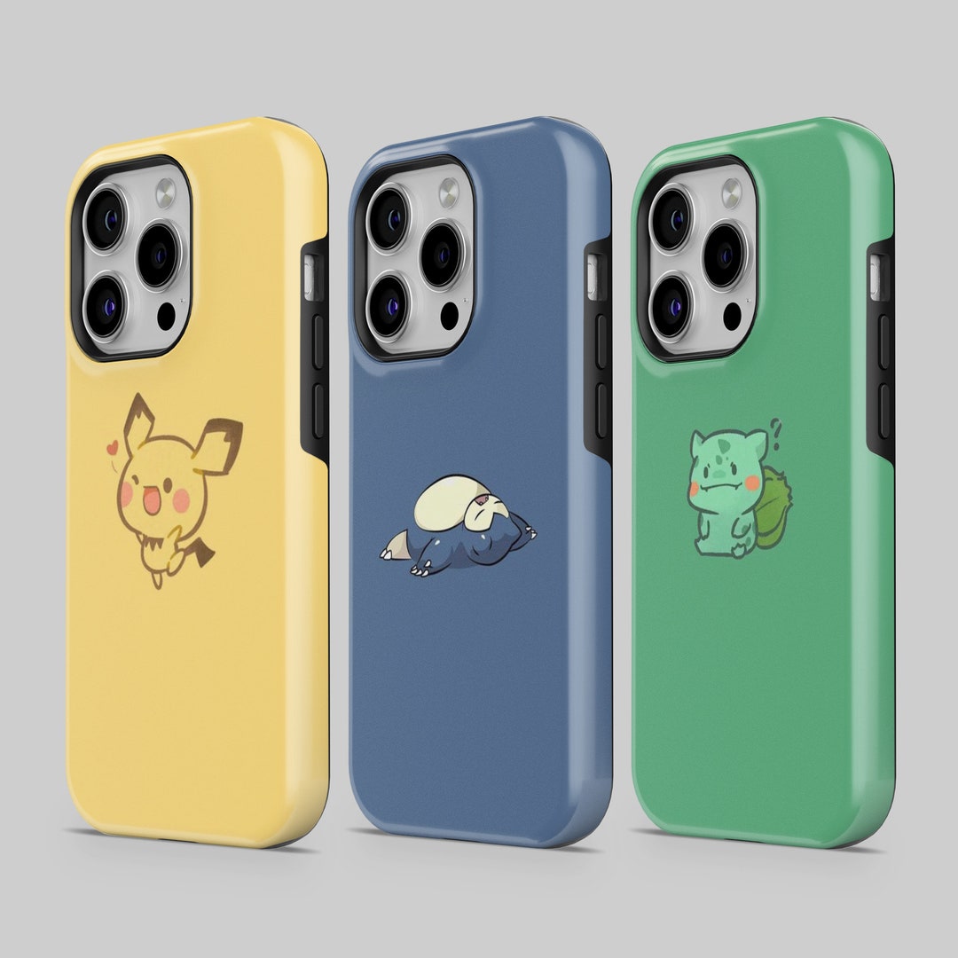 Pokemon Phone Case Cartoon TOUGH Cover Fit for iPhone 15 Pro Max, 14 ...