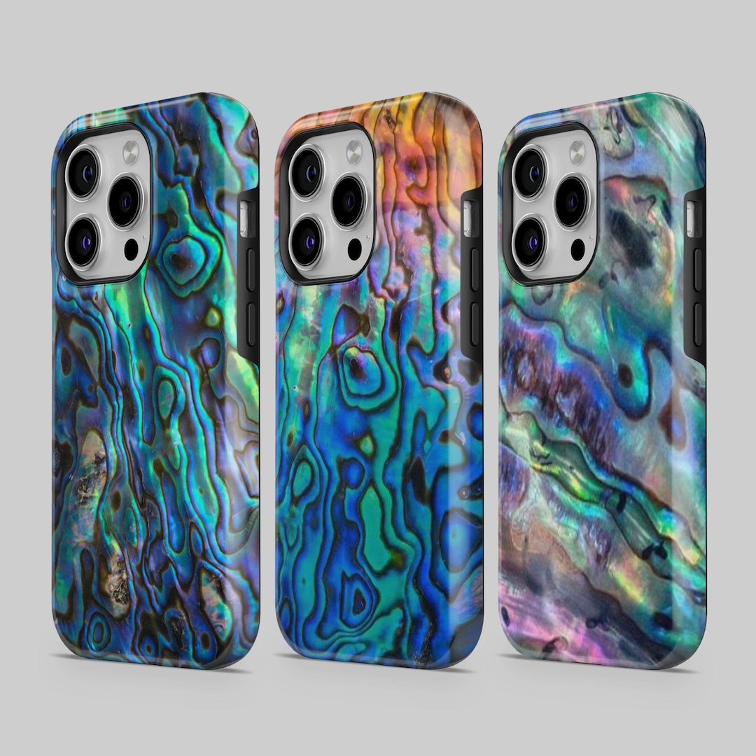 Abalone Phone Case Iridescent TOUGH Cover Fit for iPhone 17 Pro Max, 16 ...