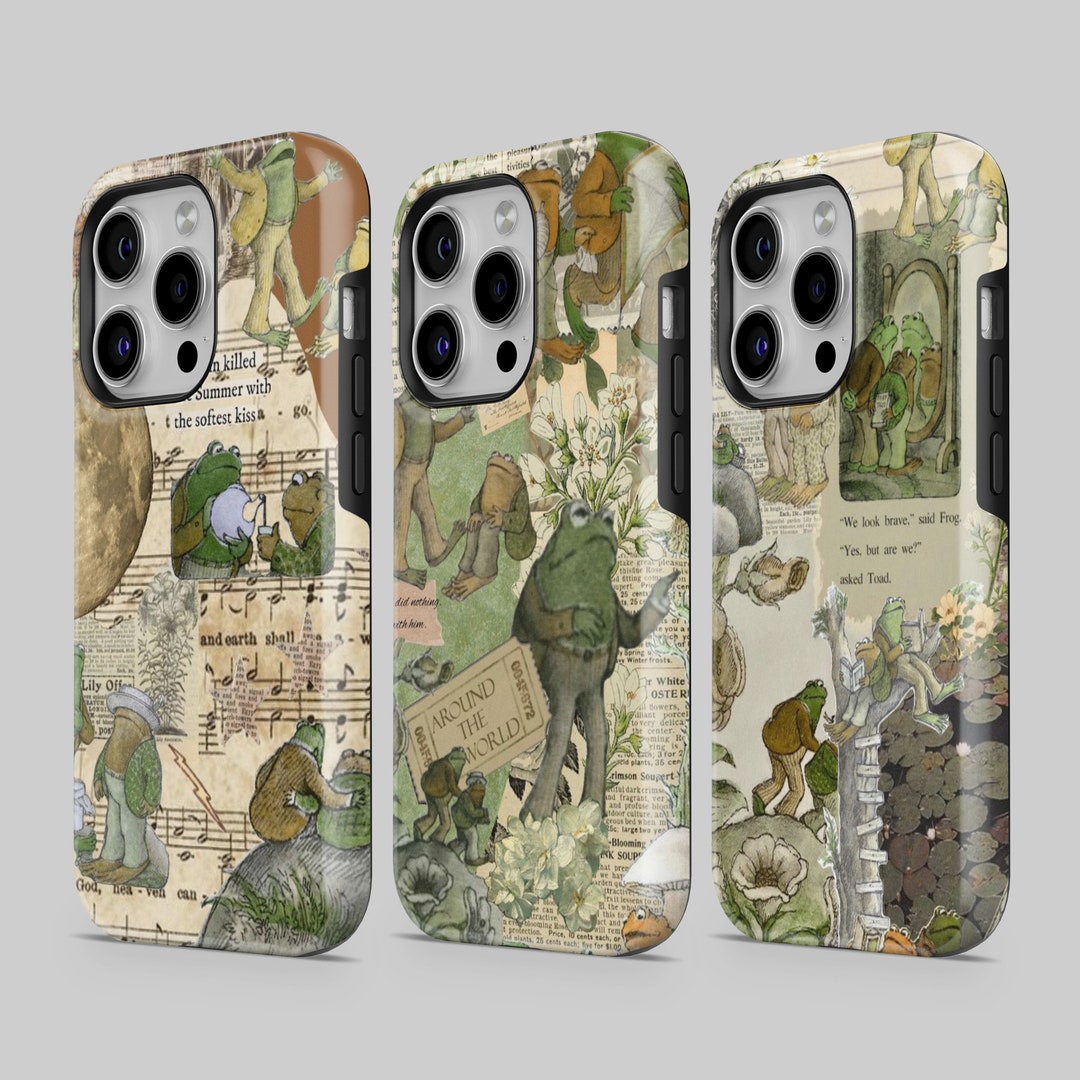 Frog and Toad Phone Case Green TOUGH Cover Fit for iPhone 15 Pro Max ...