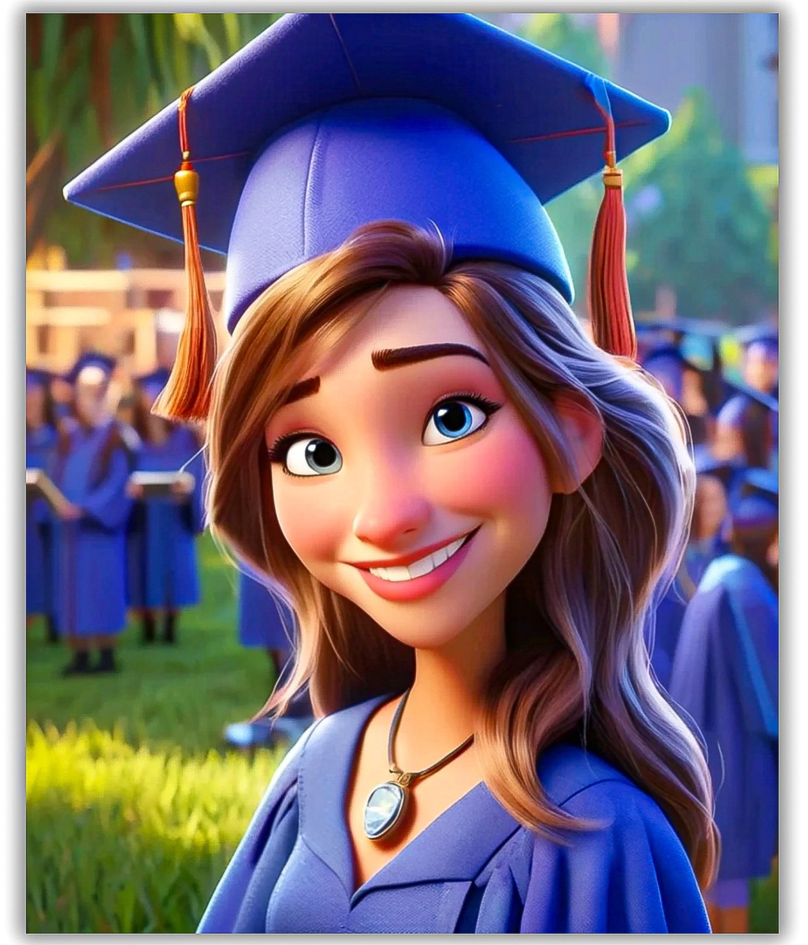 Custom Cartoon 3D , Personalised Portrait ,cartoon Me, Party Graduation ...