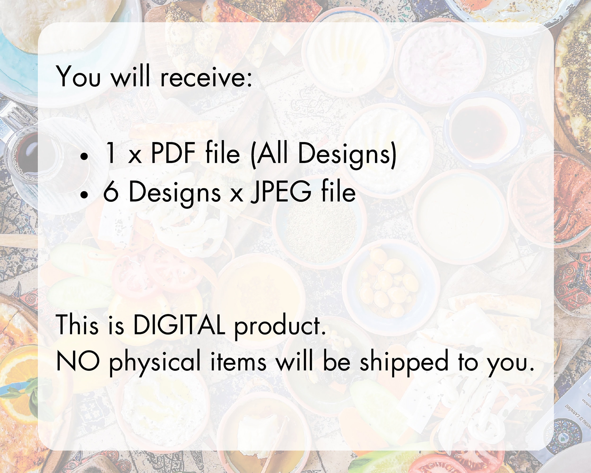 Printable A4 Recipe Templates - 6 Different Styles - Etsy