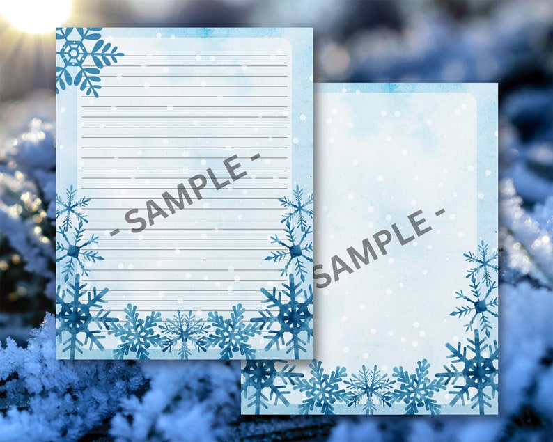 Printable Notepaper, 8.5" X 11" Note Pages, Lined, Unlined, Four ...