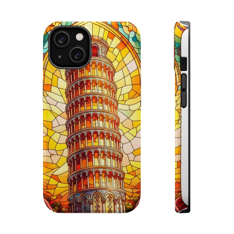Pisa Glass Elegance: Magsafe-compatible Artistic Tough Case - Etsy