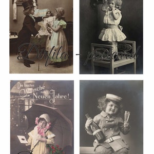 36 Vintage Photographs of Children, High Quality Digital Downloads ...