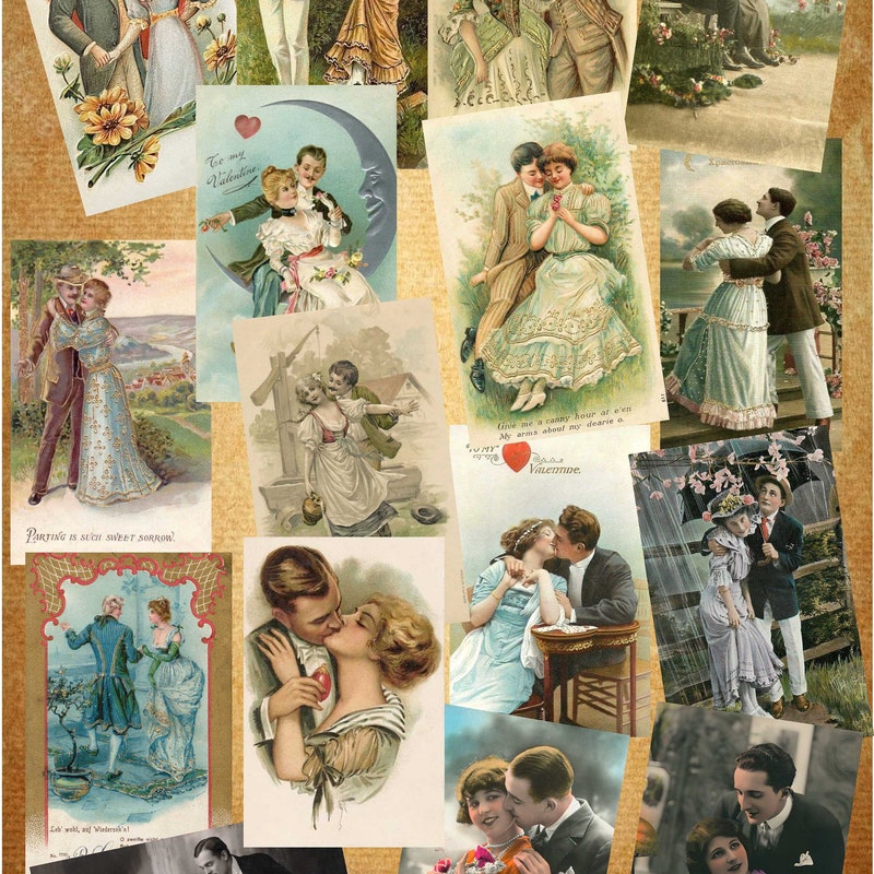 Couple Postcard - Etsy