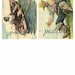 Retro Fishermen Printable Postcards Set of 22 Vintage Fishing Designs ...