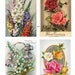 Digital Flower Postcards - High Quality Digital Download for Junk ...