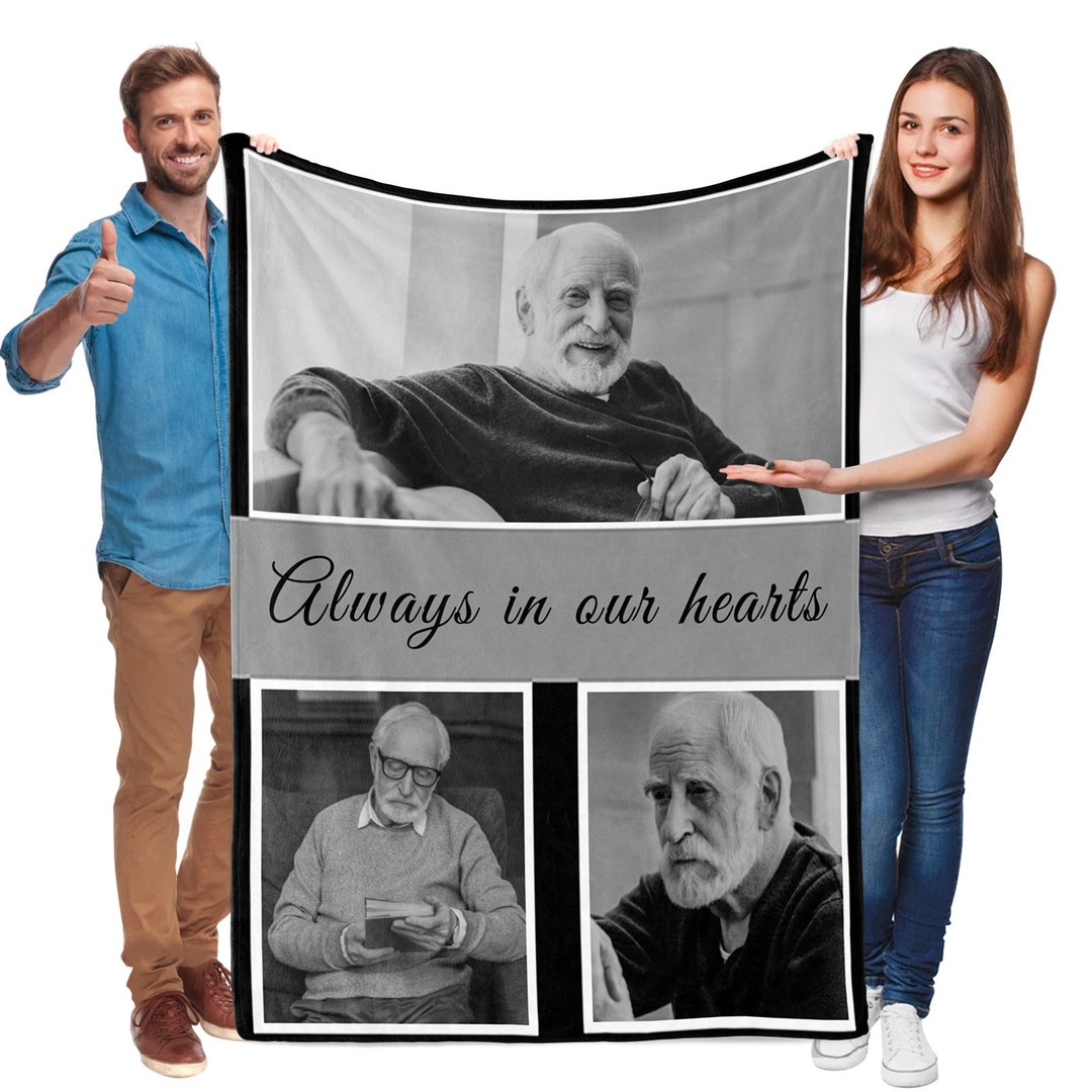 In Loving Memory Blanket, Customize Memorial Gift for Loved, Condolence ...