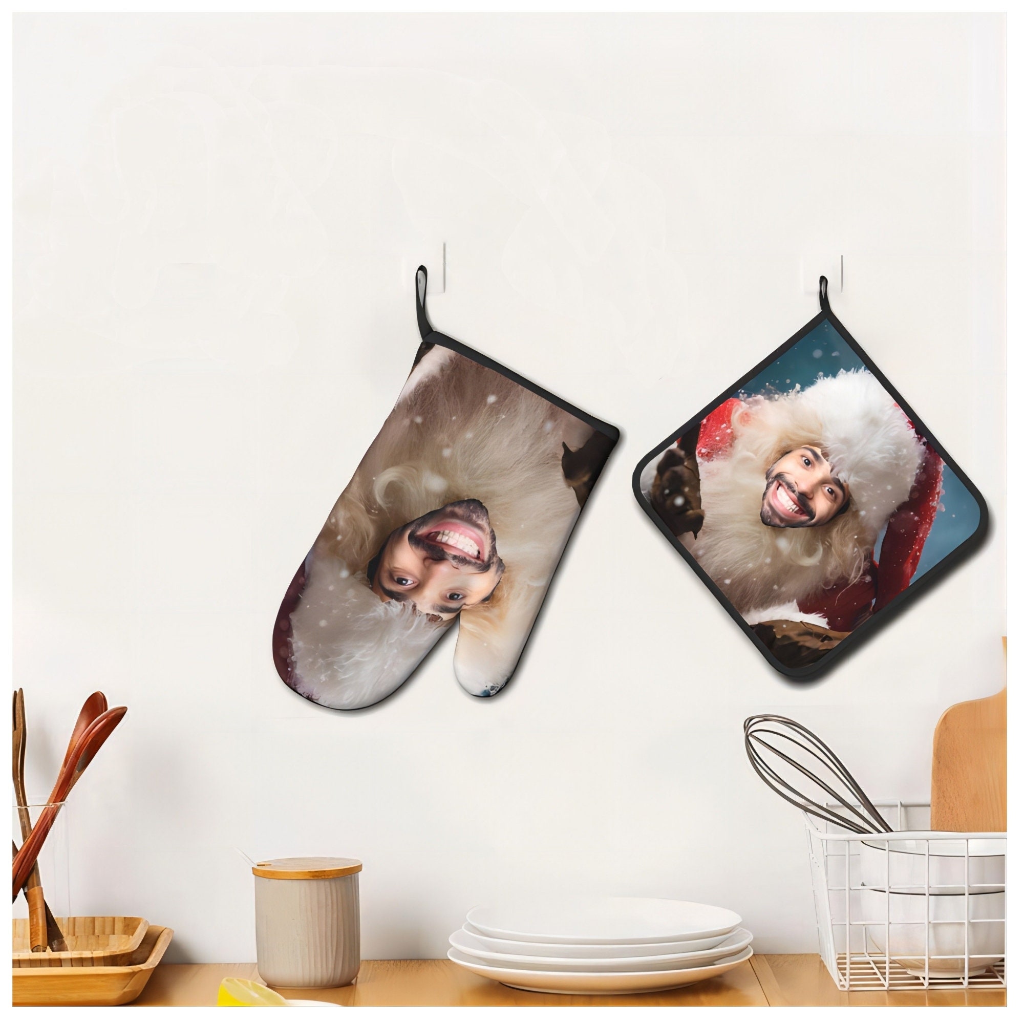 Custom Oven Mitt Photo, Custom Photo Oven Mitt, Personalised Oven Mitt ...