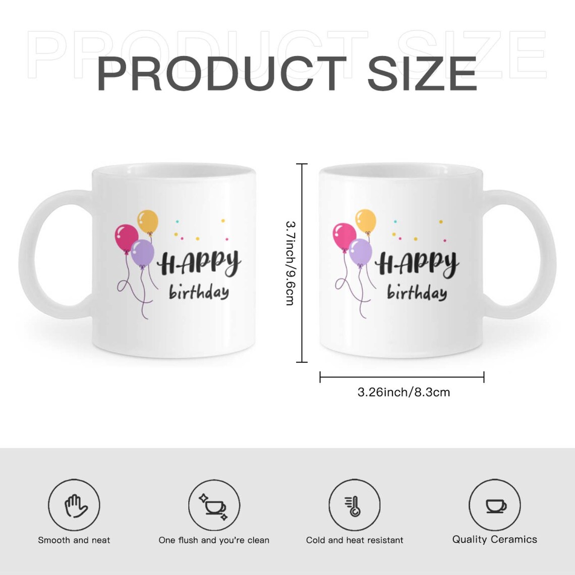 Personalized Mug, Happy Birthday Coffee Mug, Custom Birthday Mug, 11 ...