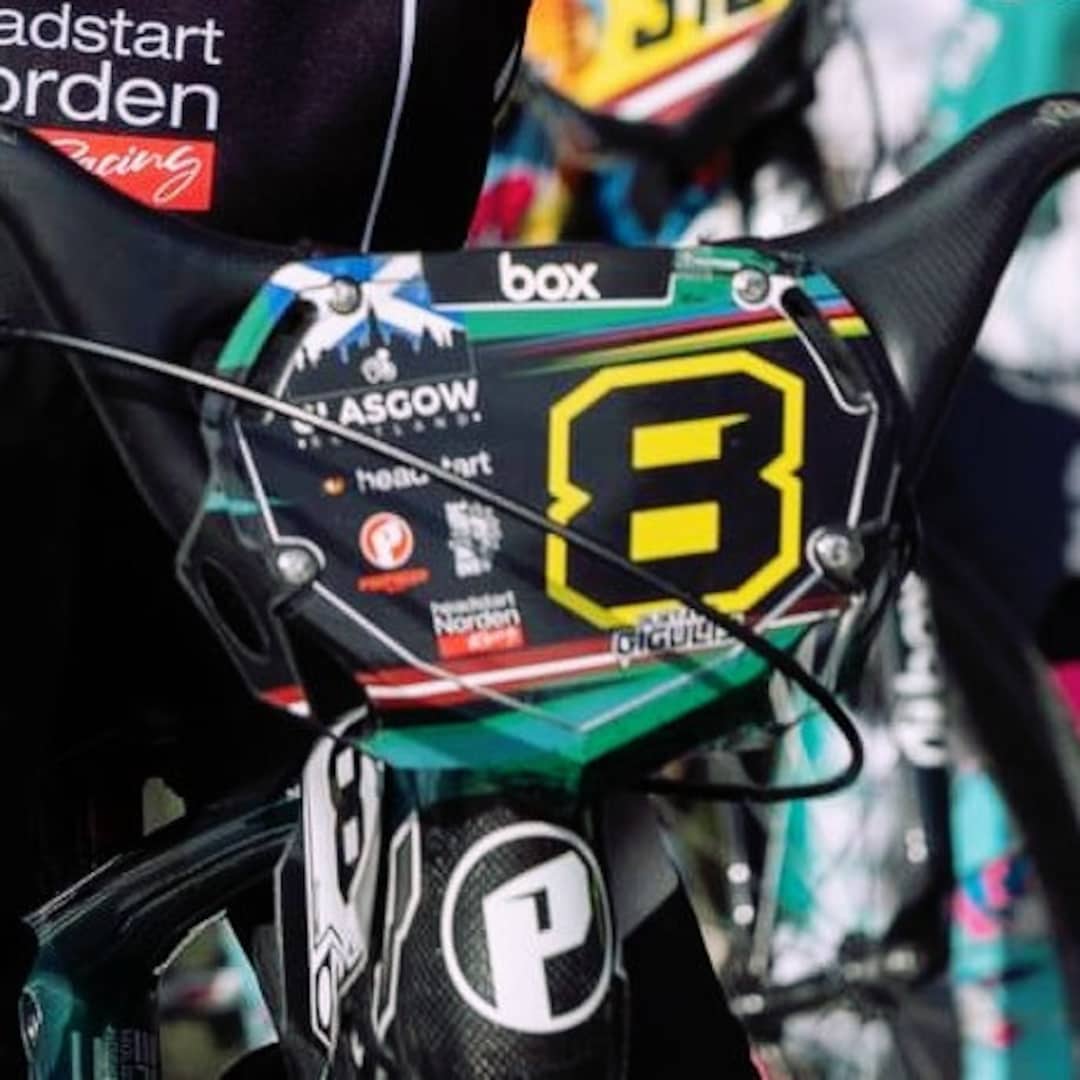 All-around BMX Numberplate Sticker | Bmx Race | Race Numberplate ...