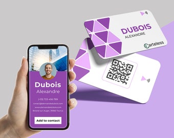 Contactless Business Card Connected Business Card Total Customization ...