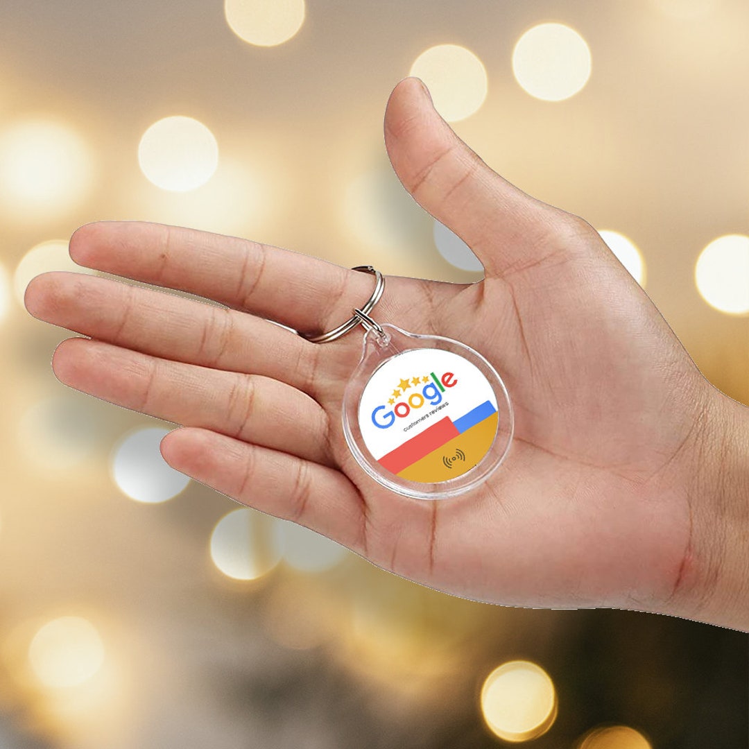 NFC Keychain Customer Reviews Google Connected With Integrated Chip and ...