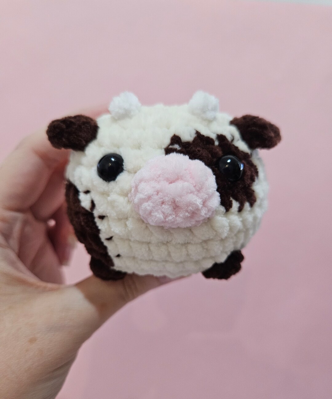 Cow Blob Stress Ball Crochet Plush - Etsy Australia