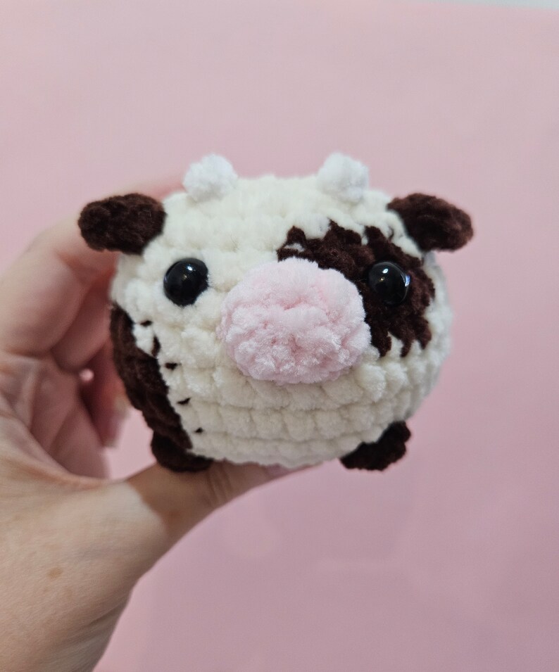 Cow Blob Stress Ball Crochet Plush - Etsy Australia